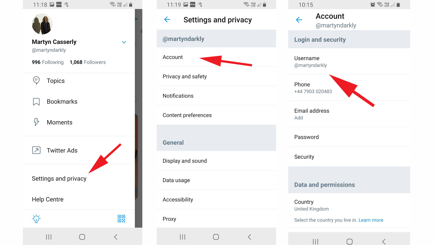 How To Change Your Twitter Name Add A New Twitter Username Tech Advisor